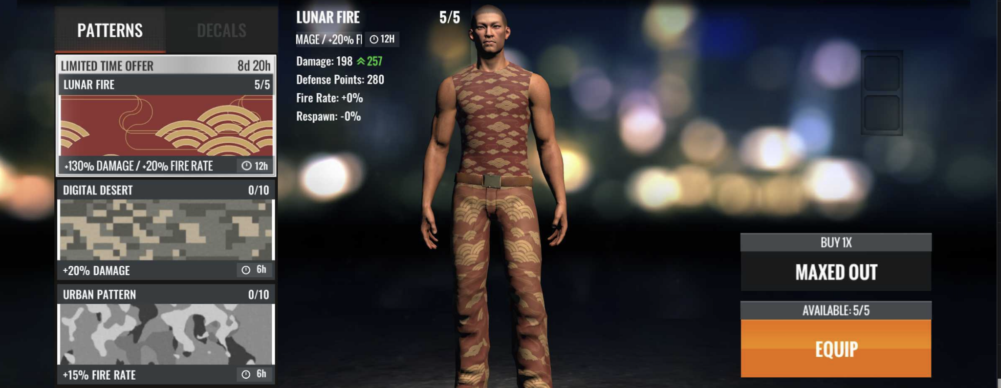 Lunar Fire Patterns & Decals